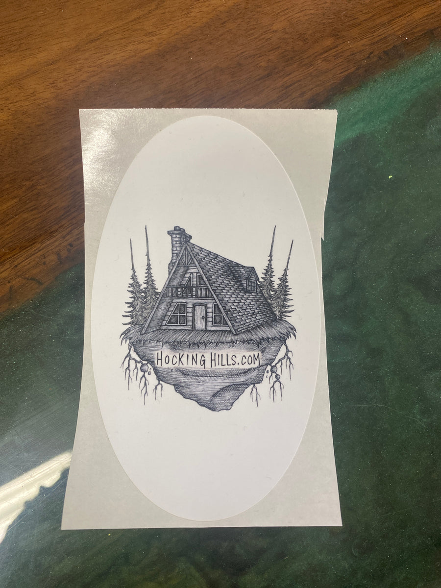 Hocking Hills A-Frame Sticker – HockingHills.com